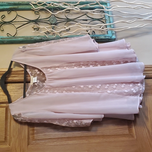 Sweet Magnolia | Tops | Sweet Magnolia Pink Size L Swing Top | Poshmark